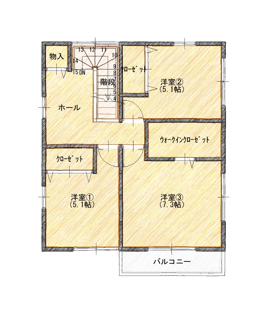 S29.7-1F | 完全自由設計｜KIRIN HOUSE 山口で平屋と2階が完全自由設計で企画住宅と変わらない価格で建てる